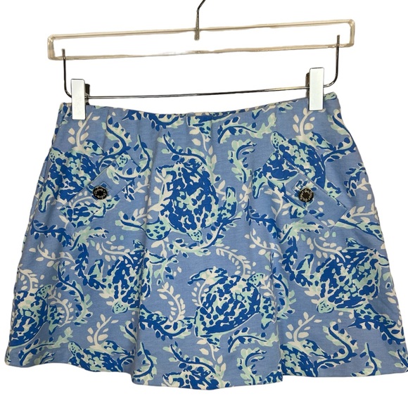 Lilly Pulitzer | Skirts | Lilly Pulitzer Sea Turtle Madisonskort Size ...